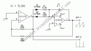 Sawtooth Signal Generator – Simple Circuit Diagram