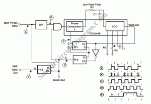 Split Phase-Data Synchronizer and Decoder – Simple Circuit Diagram