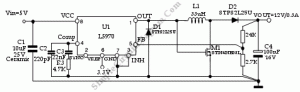 Buck-Boost (Switch Mode) Regulator Provides 12V from 5-35V Supply ...