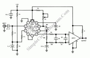 FSK Demodulator Using LM565 – Simple Circuit Diagram