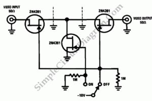 High Frequency Switch – Simple Circuit Diagram