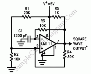 100 kHz Free Running Multivibrator – Simple Circuit Diagram