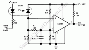 Digital Transmission Isolator – Simple Circuit Diagram