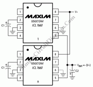 Paralleling MAX1044 Devices – Simple Circuit Diagram