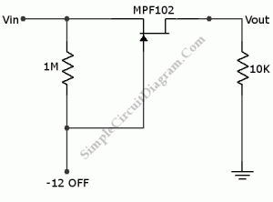 FET Switch: A Voltage-Controlled Analog Switch – Simple Circuit Diagram
