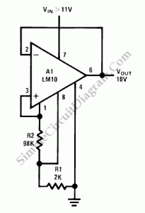 LM10 Voltage Regulator – Simple Circuit Diagram