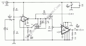 General-Purpose AF Power Amplifier – Simple Circuit Diagram
