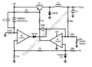 Low-Power Switching Regulator – Simple Circuit Diagram