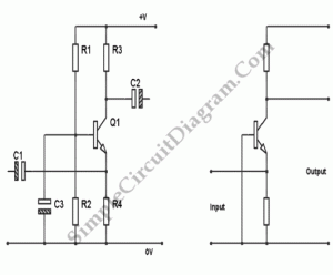 Transistor Common Base Amplifier – Simple Circuit Diagram