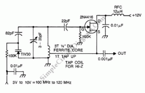 Voltage Controlled Oscillator for Commercial FM Band – Simple Circuit ...